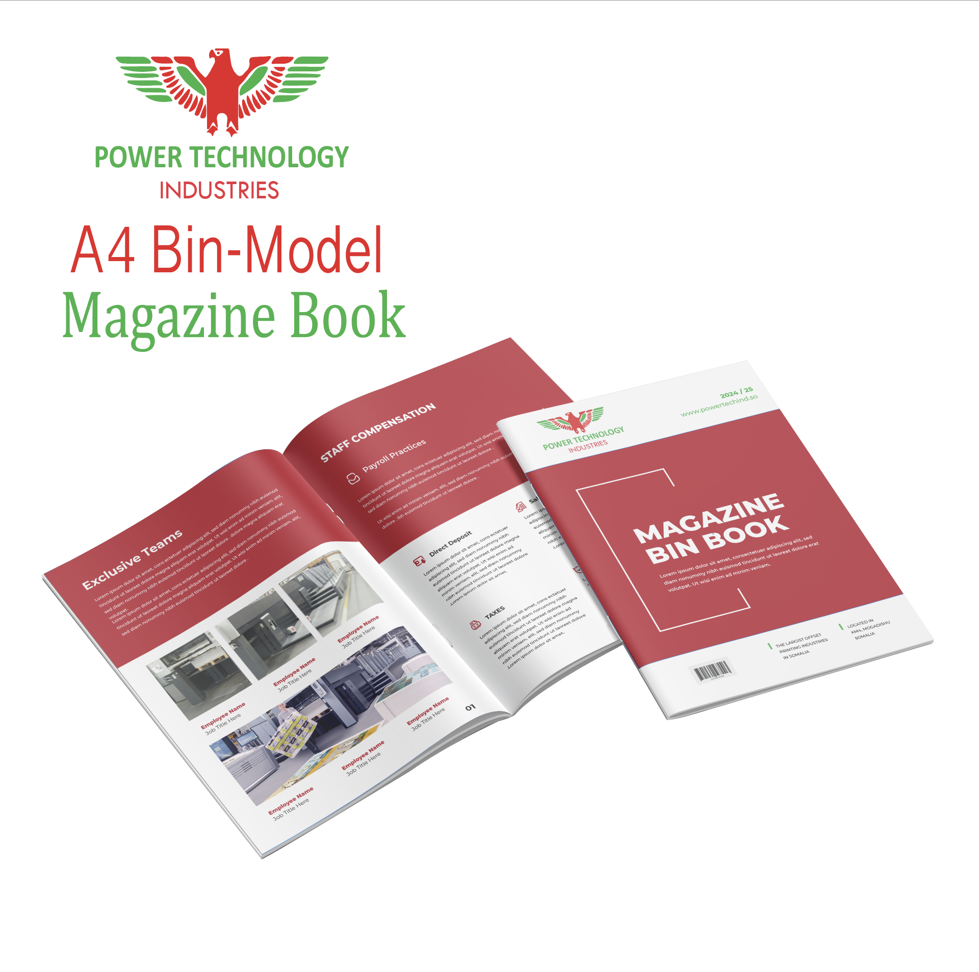 A4 BIN MODEL MAGAZINE BOOK – Power Technology